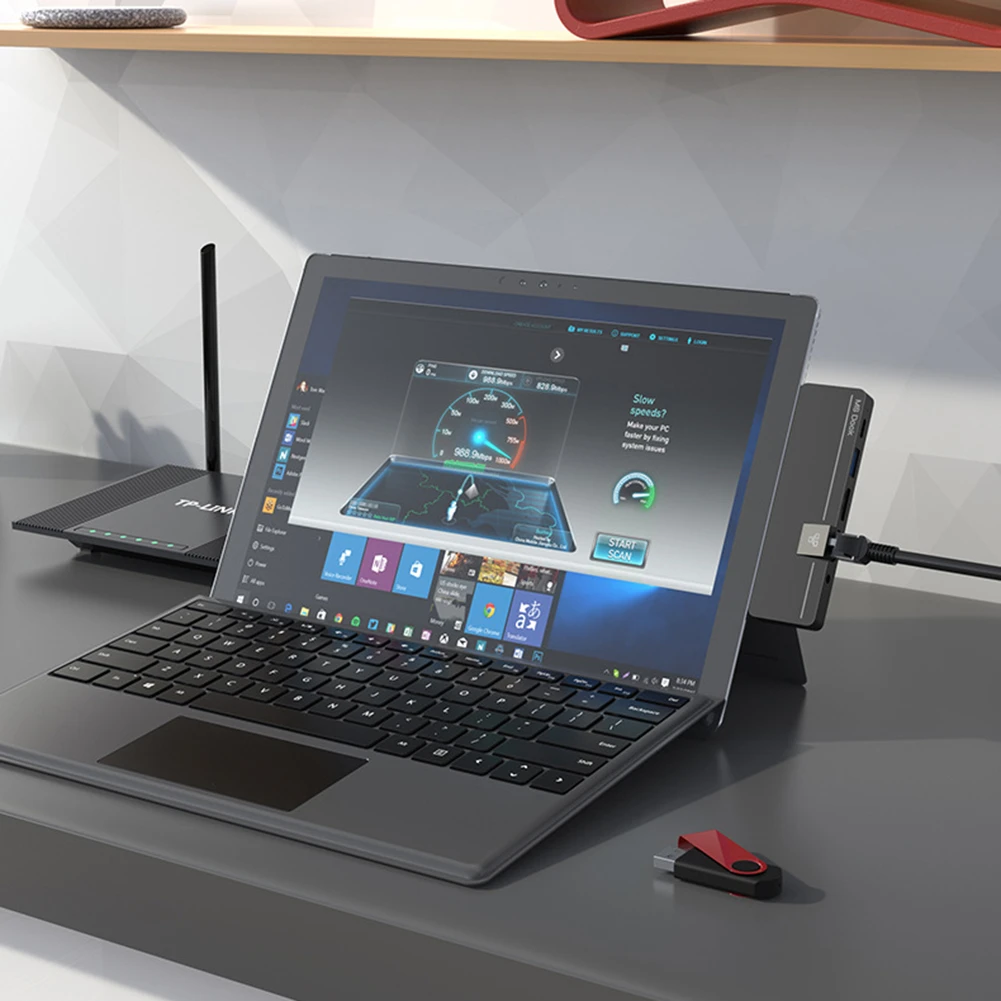 PD Fast Charge Docking Station for Surface Pro x/Pro8 USB HUB Port ...