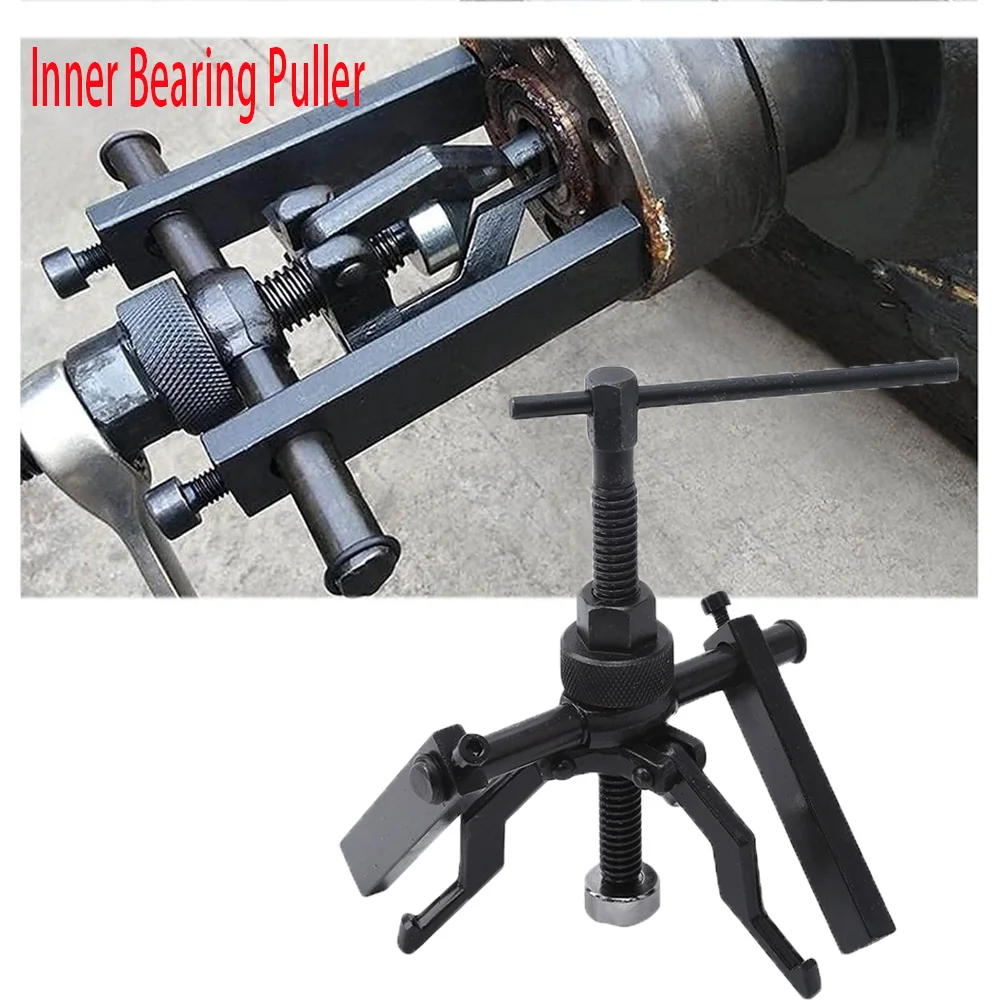 3-Jaw Inner Bearing Puller Gear Extractor Heavy Duty Automotive Machine ...