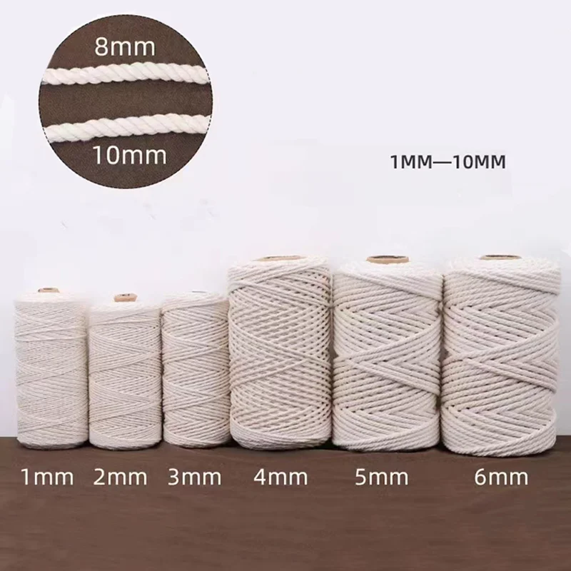 Natural-Macrame-Cotton-Cord-1-10mm-Jute-Rope-Craft-for-DIY-Crafts ...