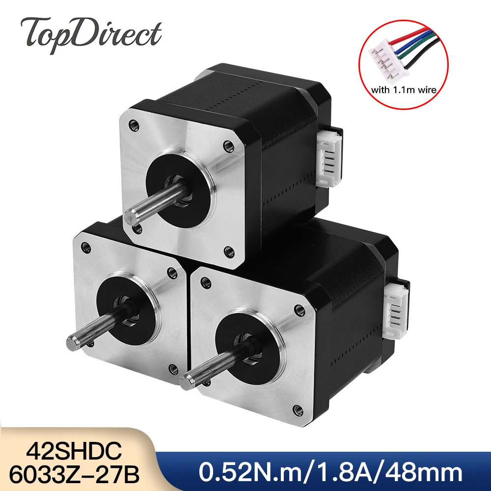 TopDirect-0-52N-m-1-8A-Stepper-Motor-48mm-2-Phase-Motor-Optional-1pcs ...