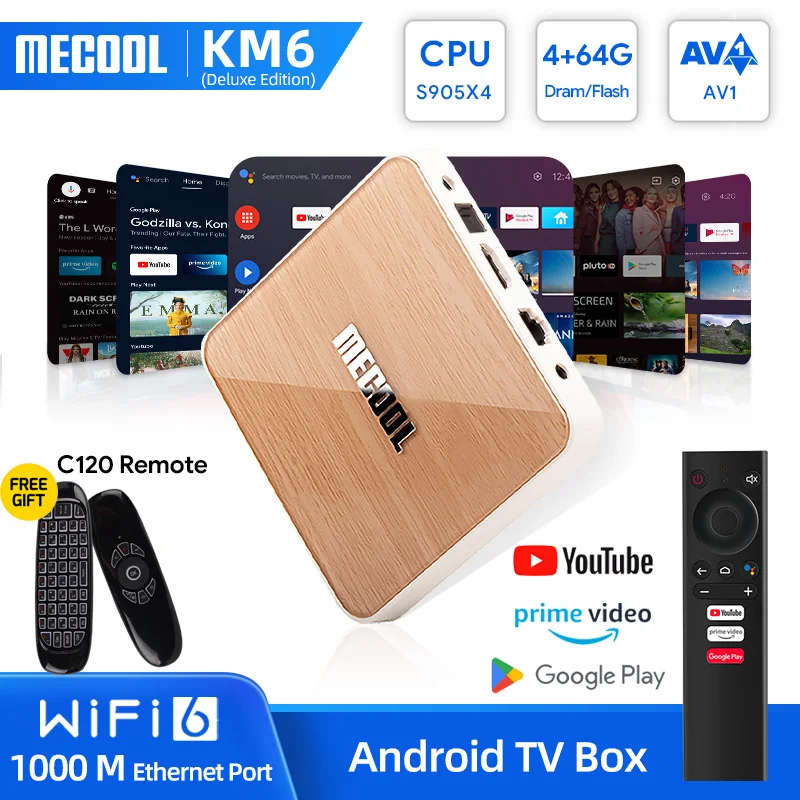 TV-Box-Android-10-4g-64gb-MECOOL-KM6-Deluxe-11-Wifi-6-Google ...