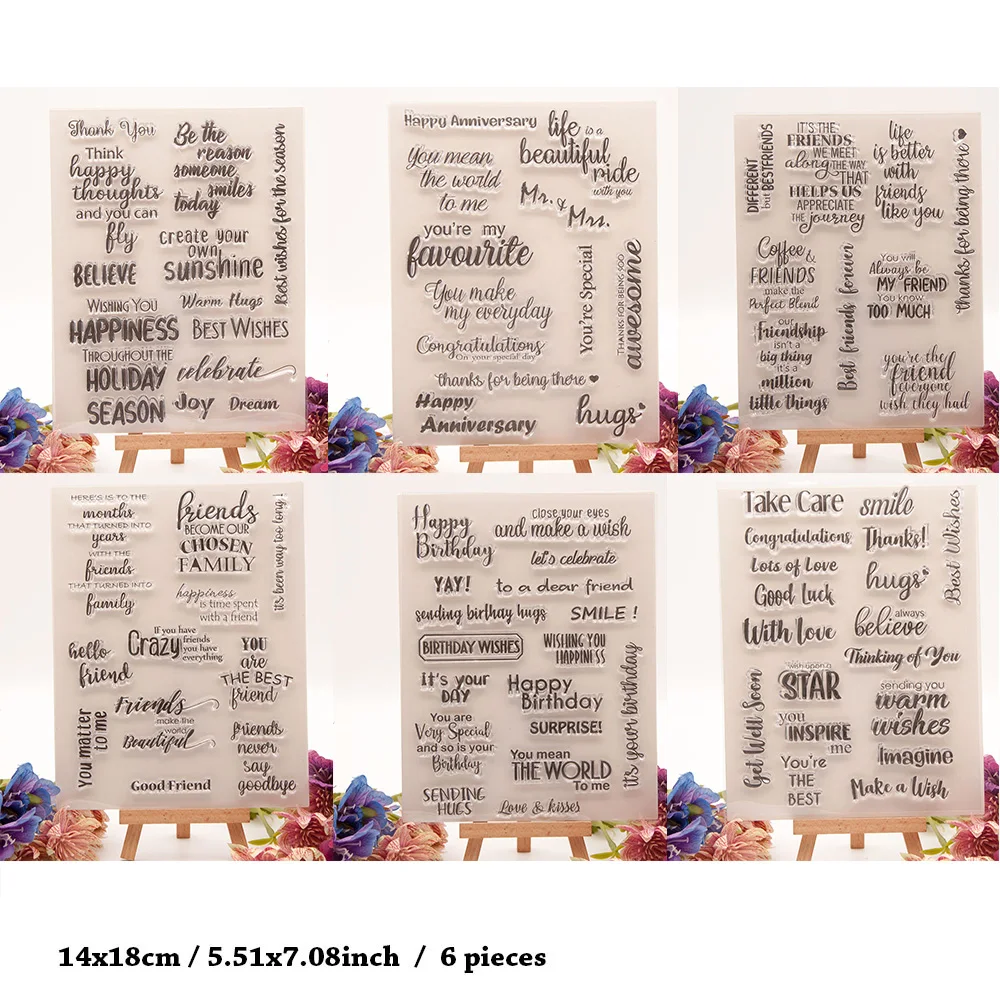 Common-blessing-English-Phrase-Clear-Stamps-Seal-for-DIY-Scrapbooking ...