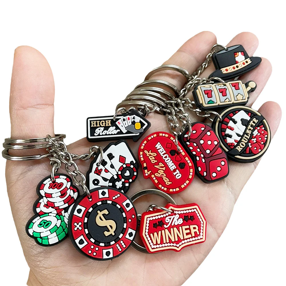 Casino-Party-Favor-Keychains-Las-Vegas-Themed-Party-Supplies-Game-Night ...