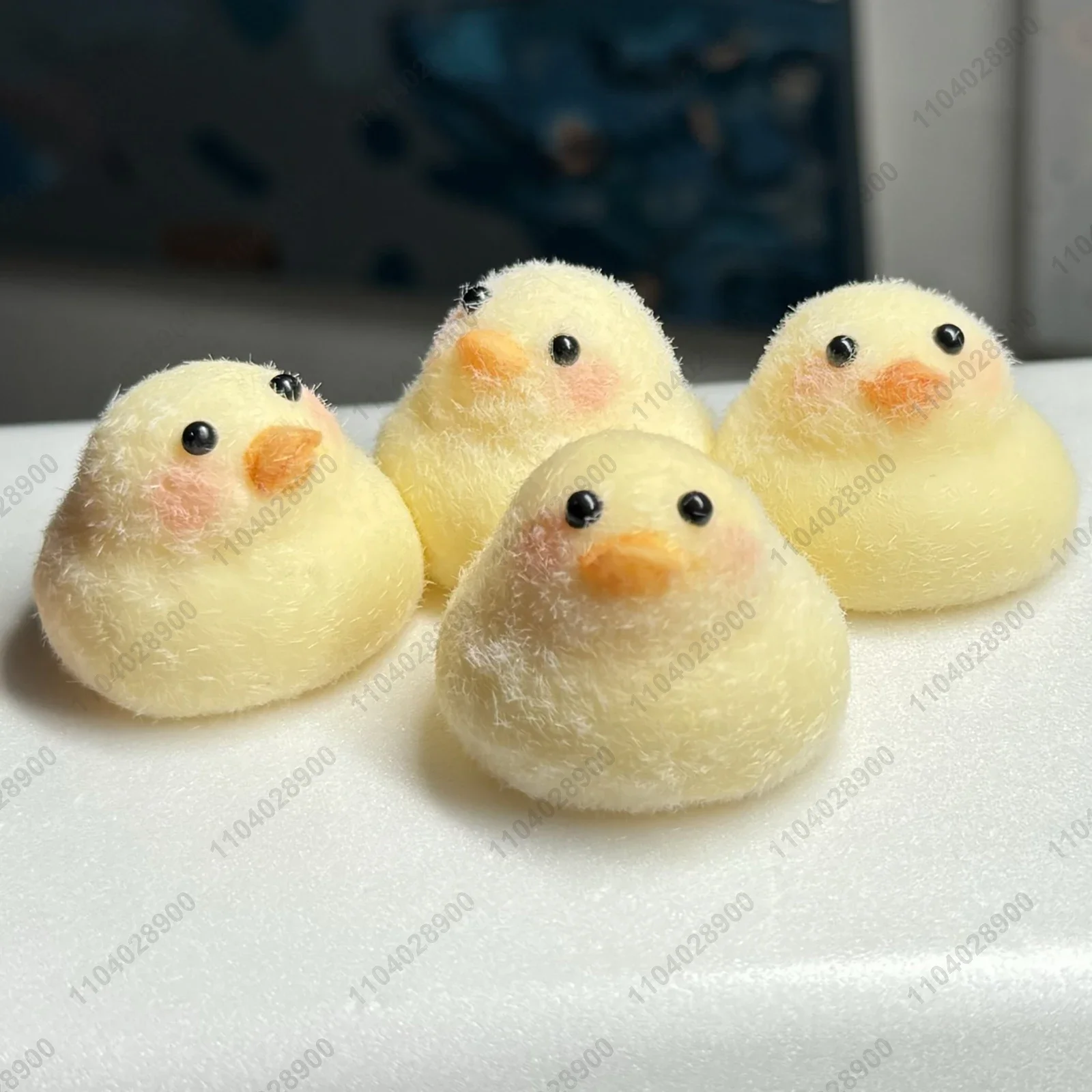 Tiny-Yellow-Duck-Taba-Squishy-Cute-Fuzzy-Little-Duck-Squeeze-Toy-Mochi ...