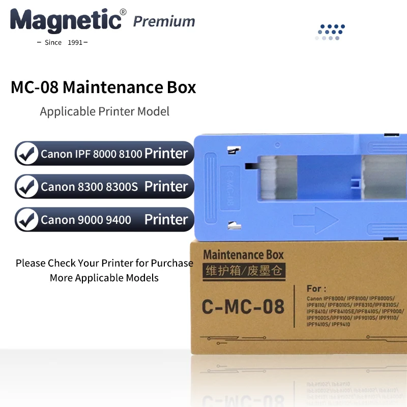 MC-08 ถังสําหรับ Canon iPF8100 iPF9100 iPF8110 iPF9110 iPF8300 iPF8310S ...