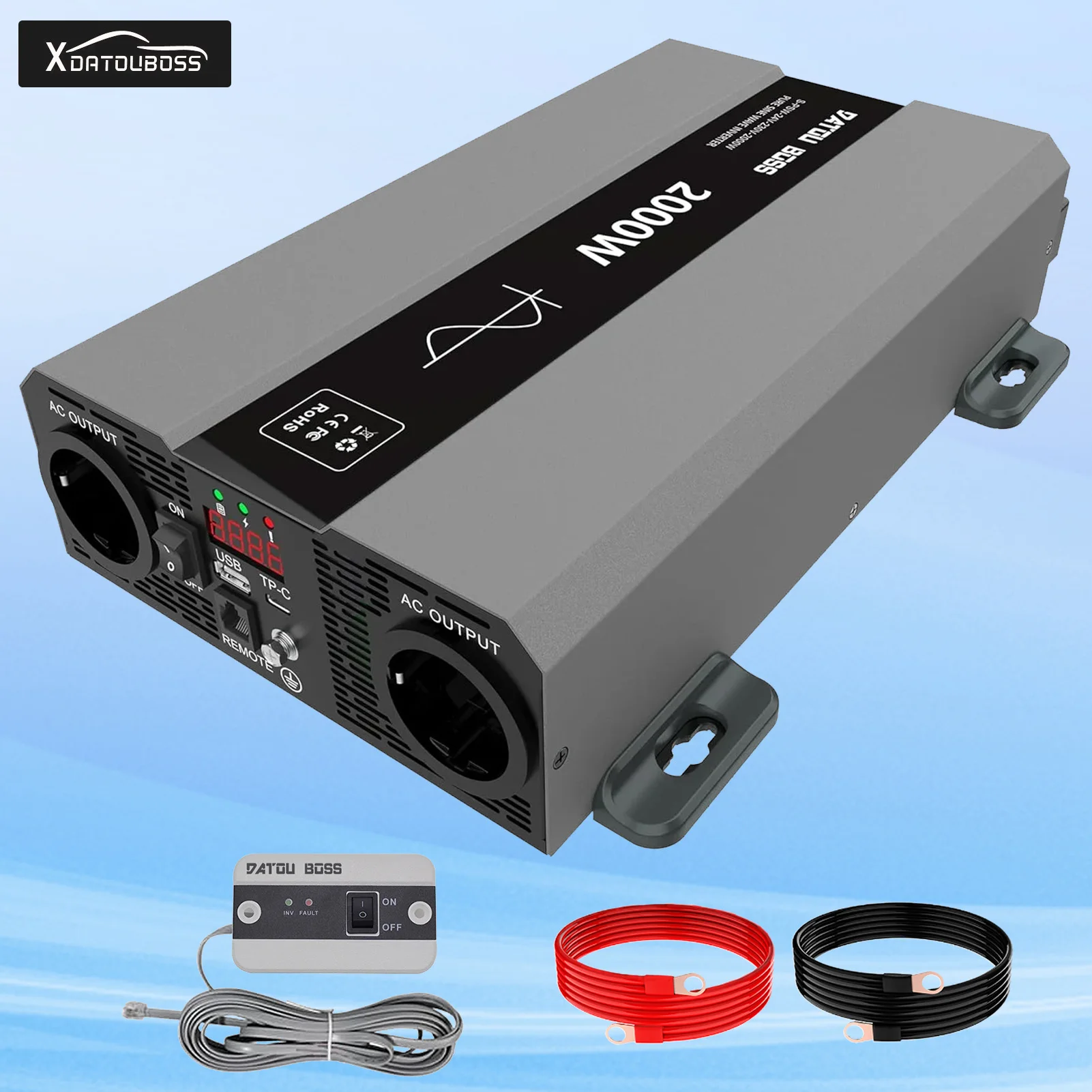 DATOU-BOSS-Pure-Sine-Inverter-12v-to-220v-DC-to-AC-2000W-50Hz-EU-Power ...