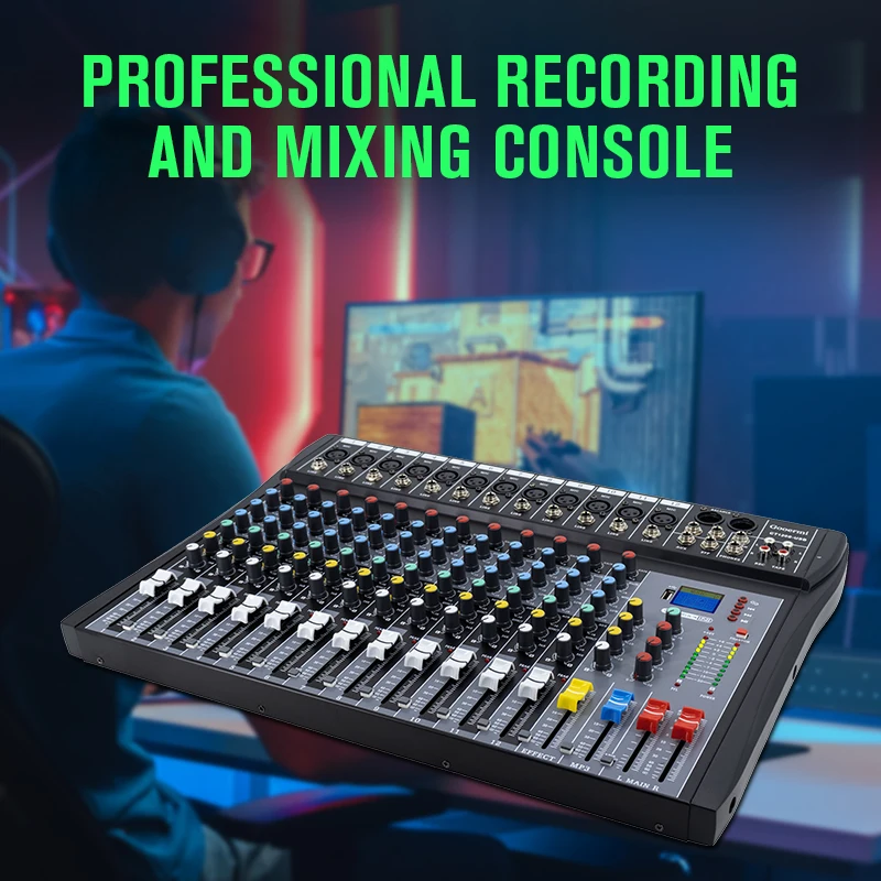 Gooermi-Dj-Controller-Mixer-Audio-Sound-Mixing-Professional-Digital ...