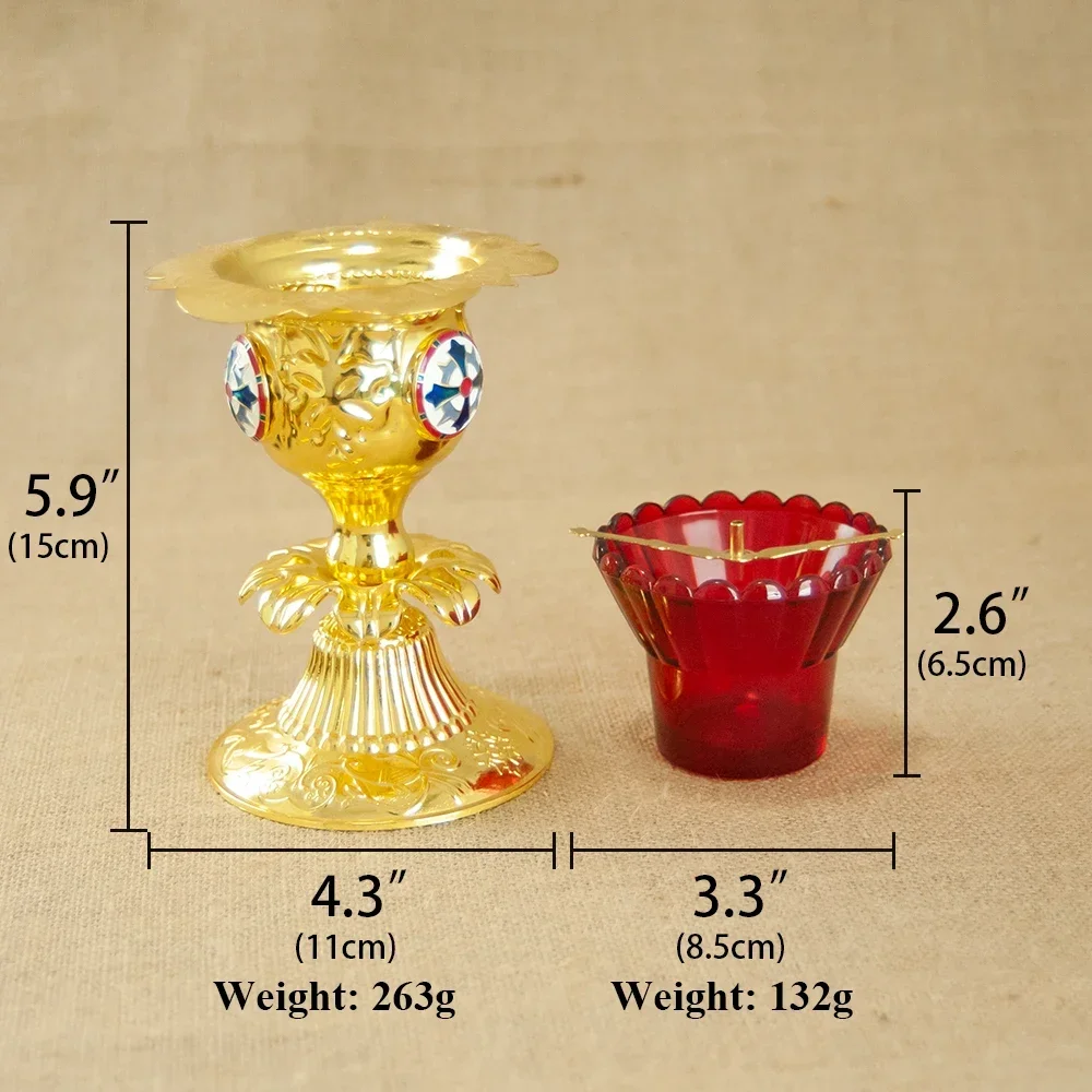 Orthodox-Church-Cross-Vigil-Lamp-Gold-Plated-Religion-Decor-Church-Home ...