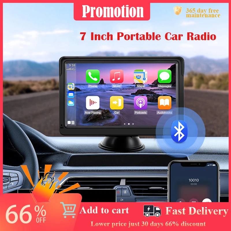 Lecteur-vid-o-sans-fil-pour-voiture-universelle-Carplay-Android-Auto ...
