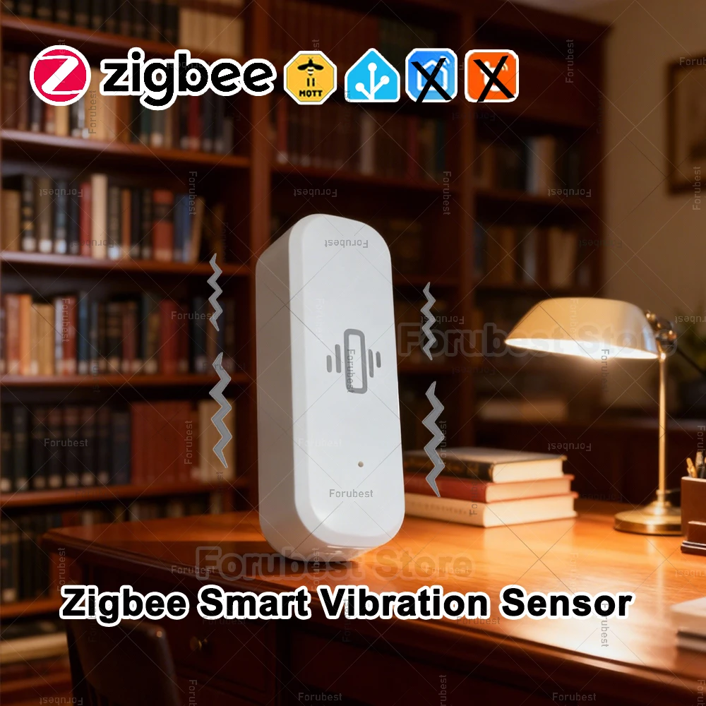 ZigBee Smart Vibration Sensor Real Time Motion Shock Alarm Vibration ...