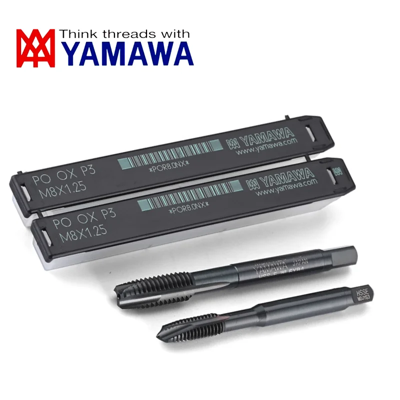 Janpan YAMAWA HSS-E Spiral Fluted Tap Pointed Tap TIN SP PO OX M1 M1.6 ...