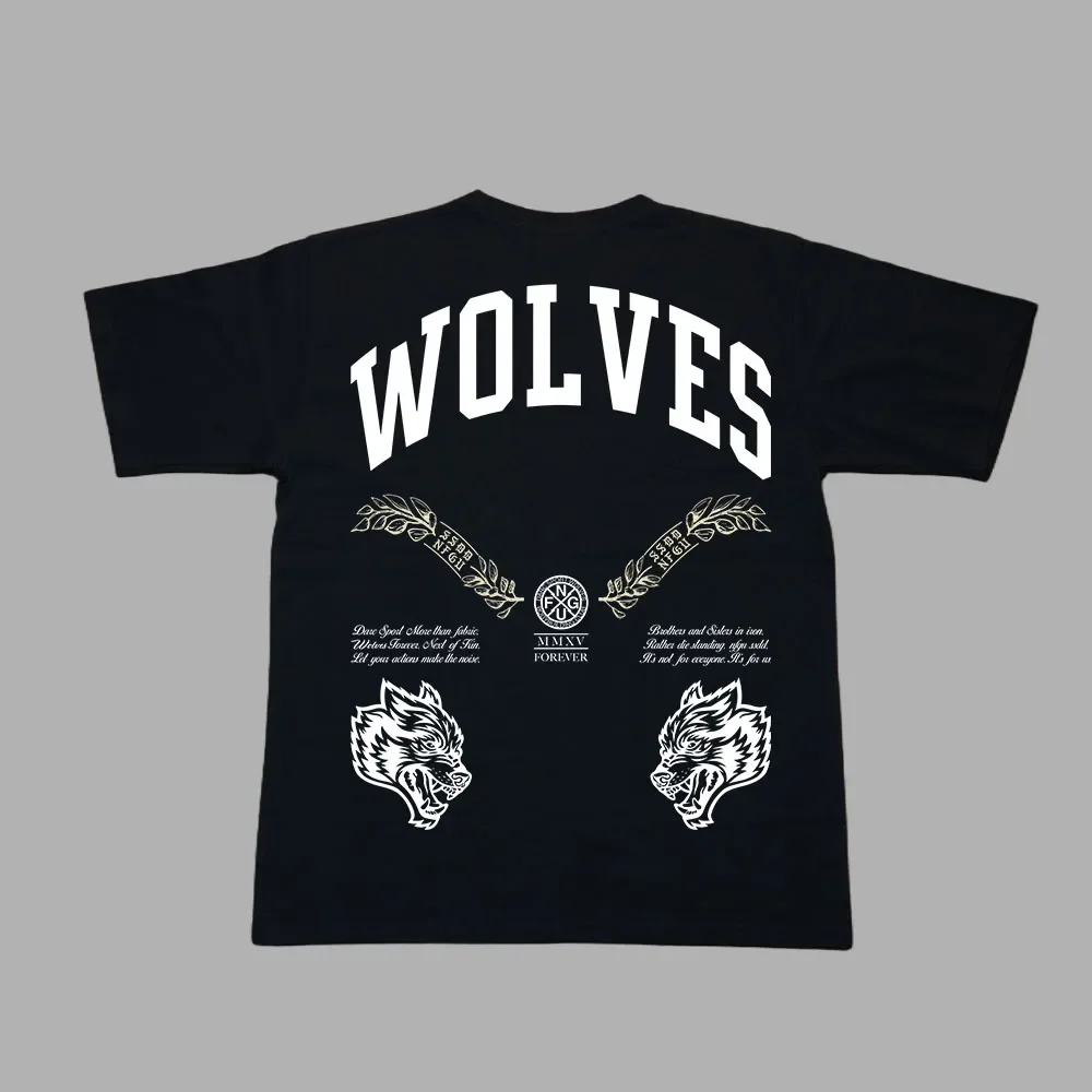 DARC-WOLVES-Camiseta-de-manga-corta-para-hombre-y-mujer-camisa-informal ...