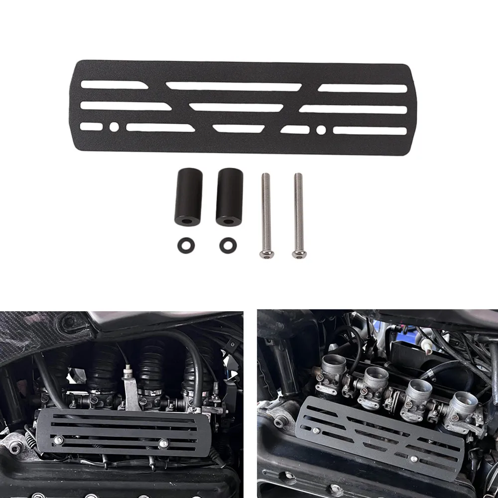 Cafe Racer Accessories Motorcycle Engine Injector Guard Badge Cover for ...