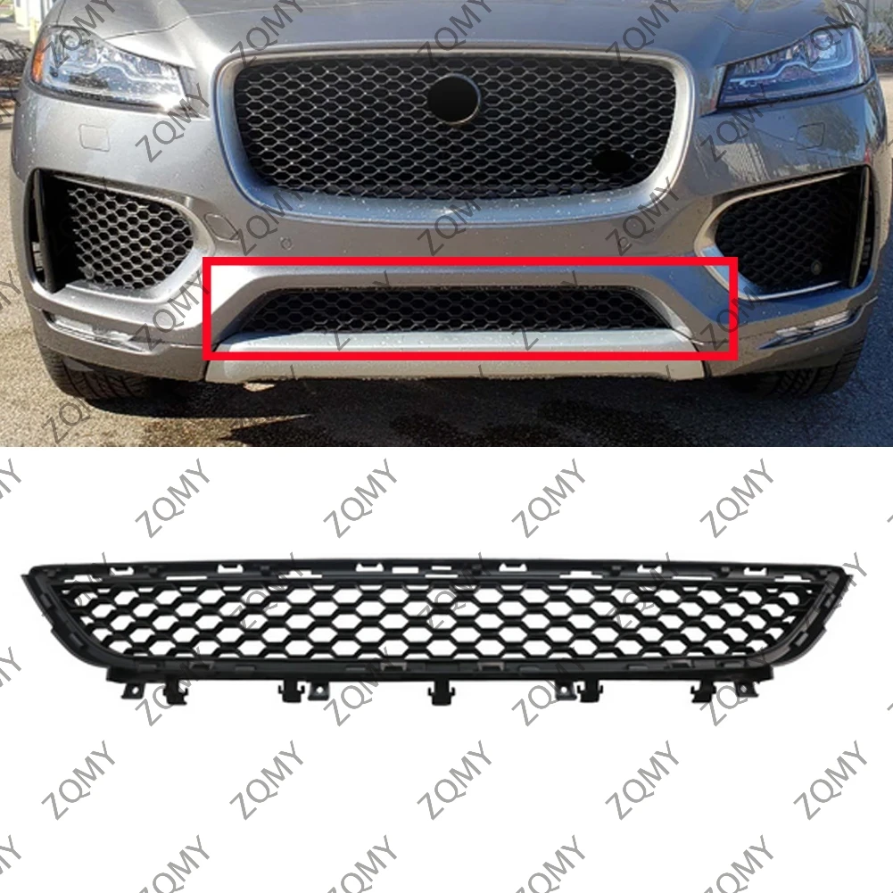 For-Jaguar-F-Pace-Car-Front-Bumper-Grille-Auto-Lower-Mesh-Grill-2016 ...
