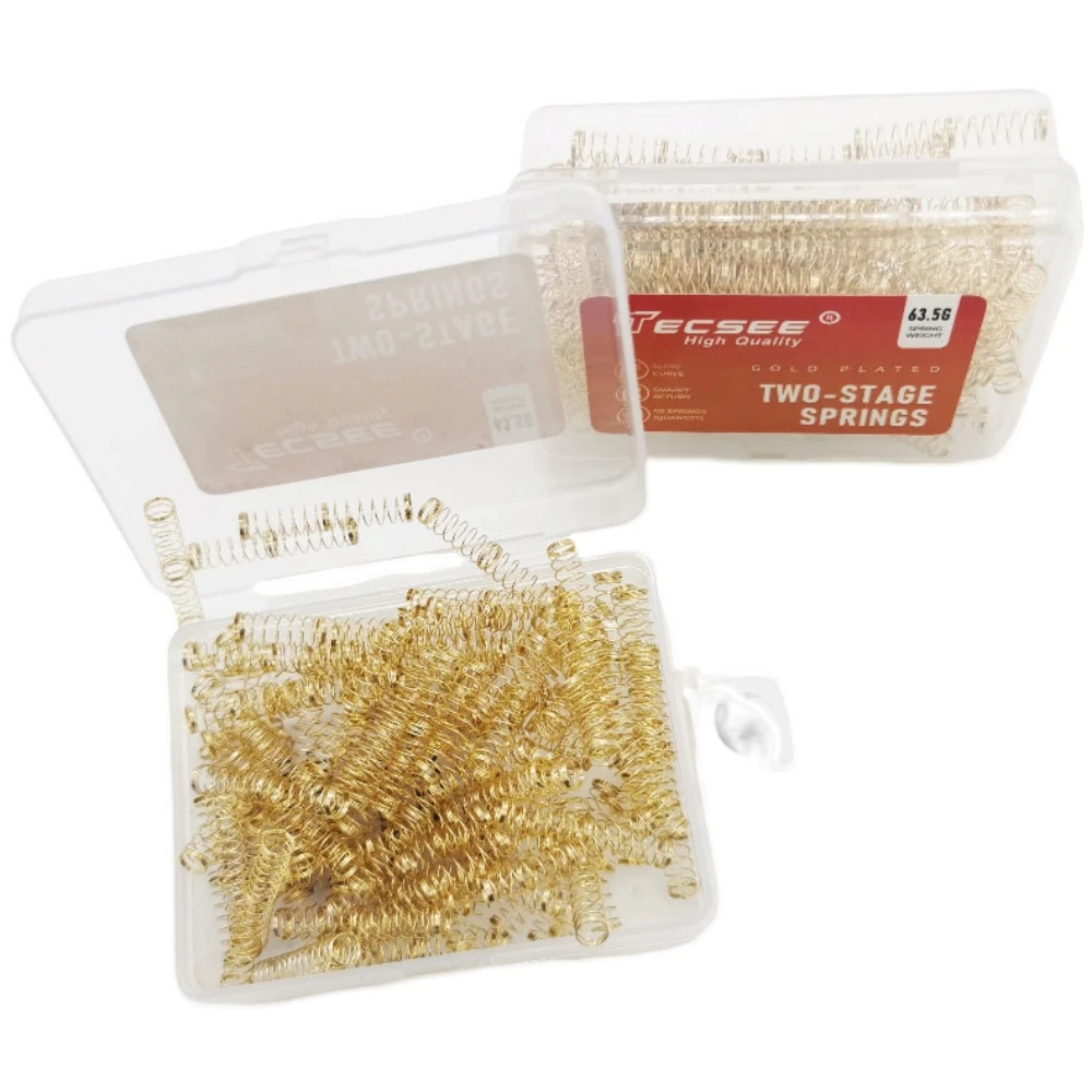 Tesee Double Gold Plated Spring 110pcs 63.5g For Mechanical Keyboard ...