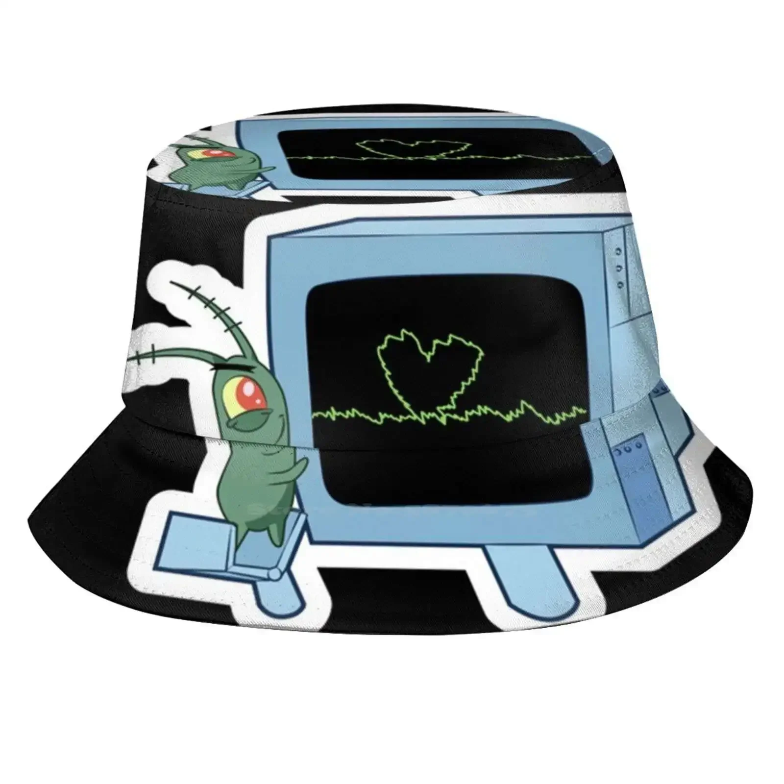 Plankton-And-Karen-Fishing-Hunting-Climbing-Cap-Fisherman-Hats-Hugs ...