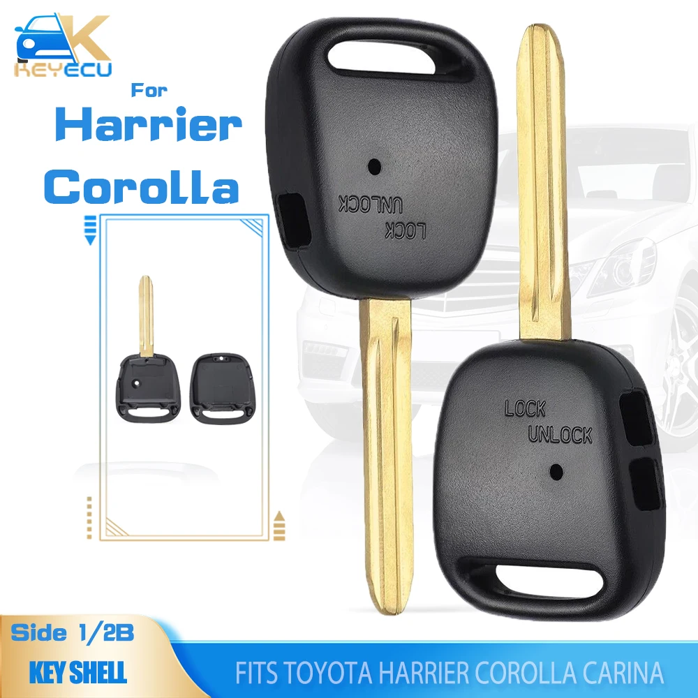 KEYECU-Remote-Key-Shell-Case-Fob-Side-1B-2-Button-for-Toyota-Celica ...