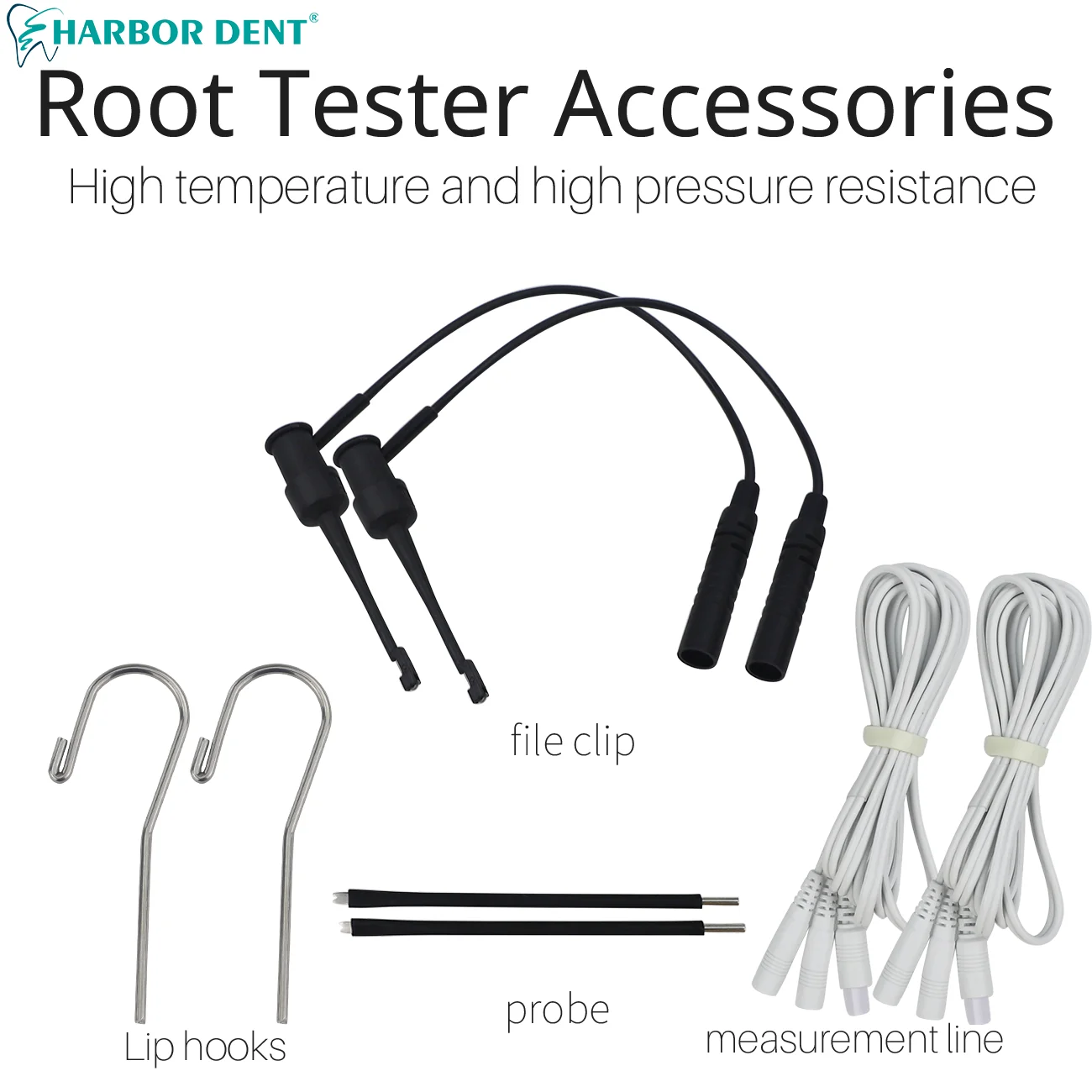 2Pcs-Dental-Apex-Locator-Wire-File-Clip-Probe-Lip-Hooks-2-Hole ...