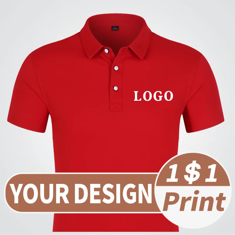 Summer-casual-POLO-shirt-embroidery-Shirt-logo-design-Casual-short ...