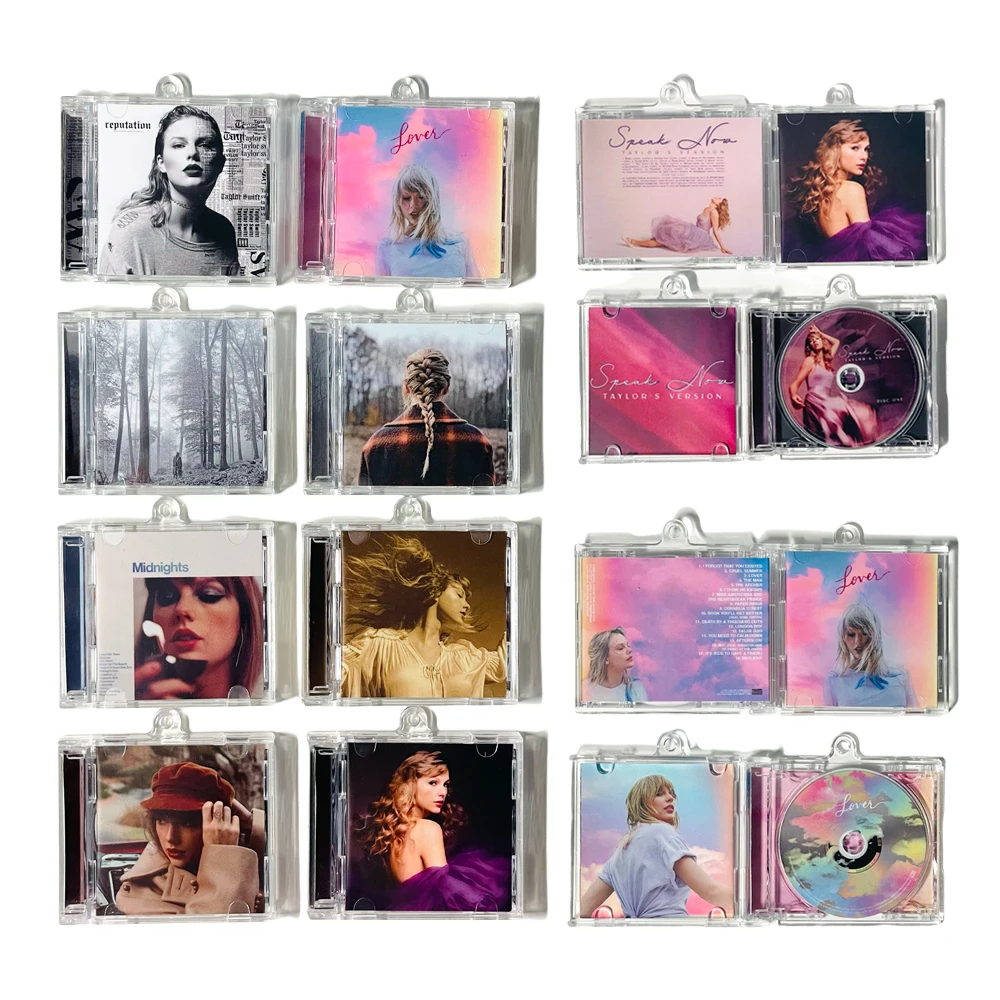 Acrylic-NFC-Mini-AlbumTS-The-Swifts-Key-Chains-Backpacks-Folklore-Lover ...