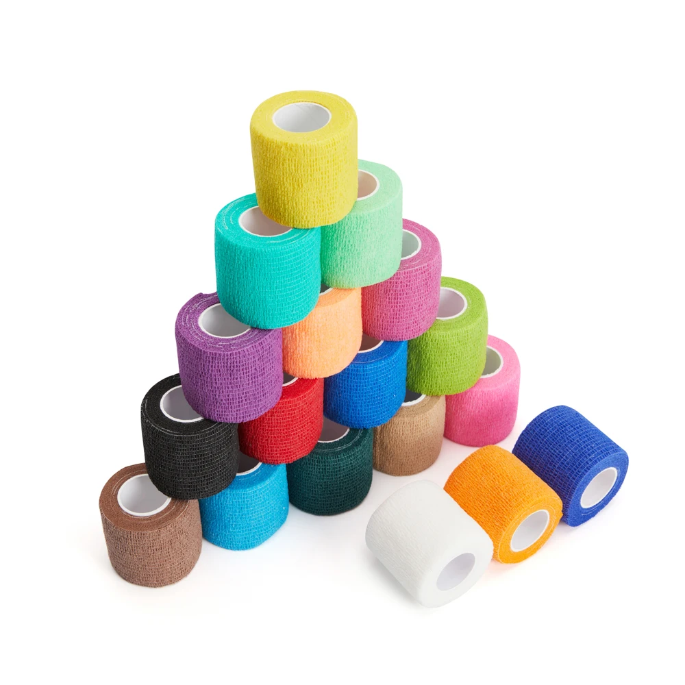 Elastic-Bandages-Self-Adhesive-Bandage-Finger-Tape-Colorful-Athletic ...