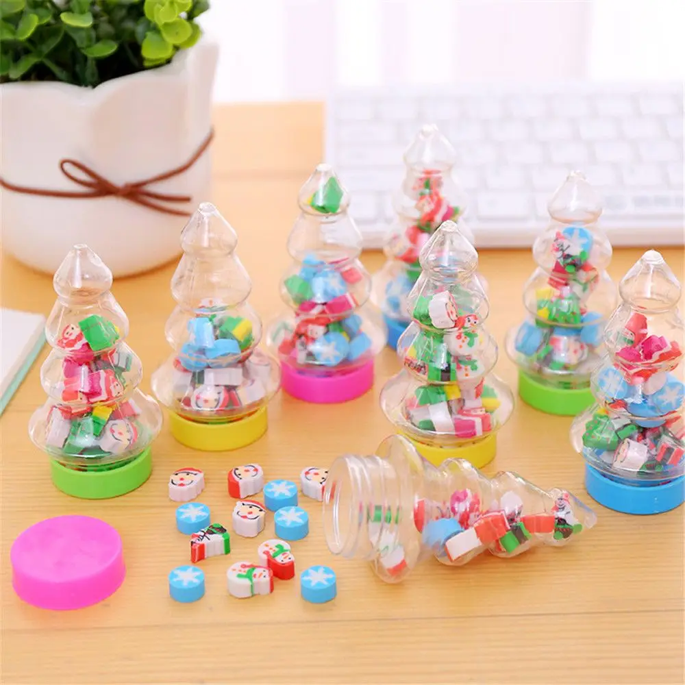 Present-20pcs-Cute-Merry-Christmas-Erasers-School-Office-Supplies ...