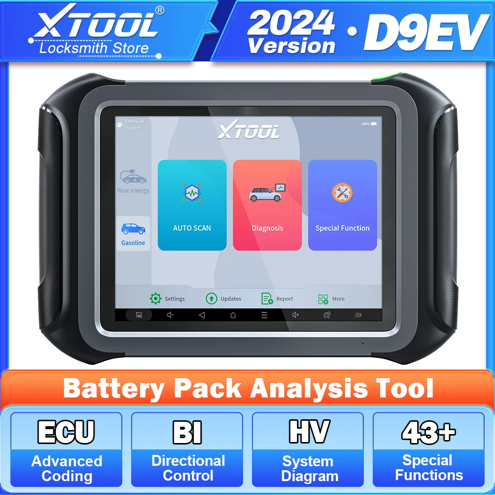 2024-XTOOL-D9EV-EV-Diagnostic-Scanner-For-Tesla-For-BYD-Energy-Electric ...