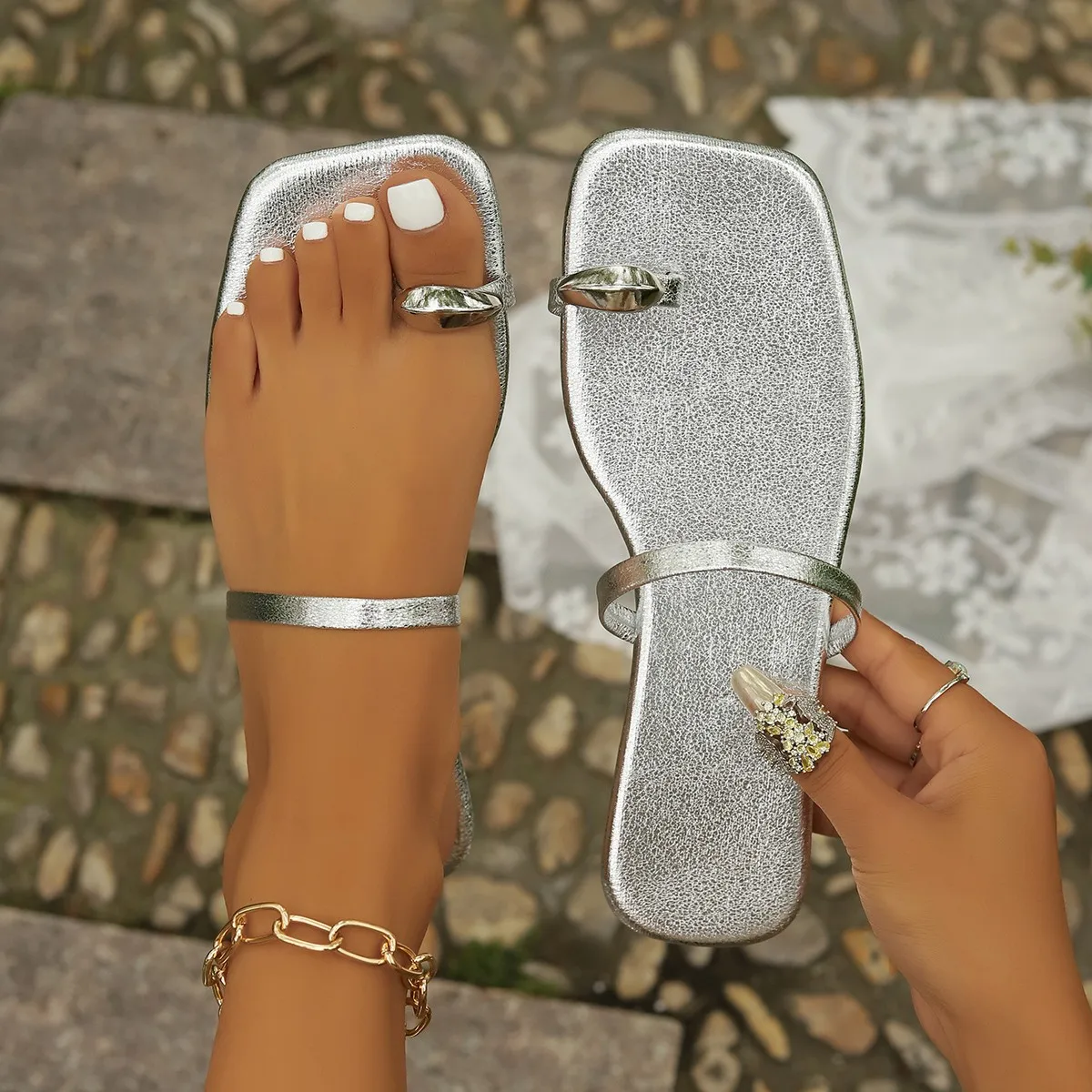 Summer-Women-Slippers-Casual-Sandals-Lady-Slides-Flats-Slip-On-Women ...