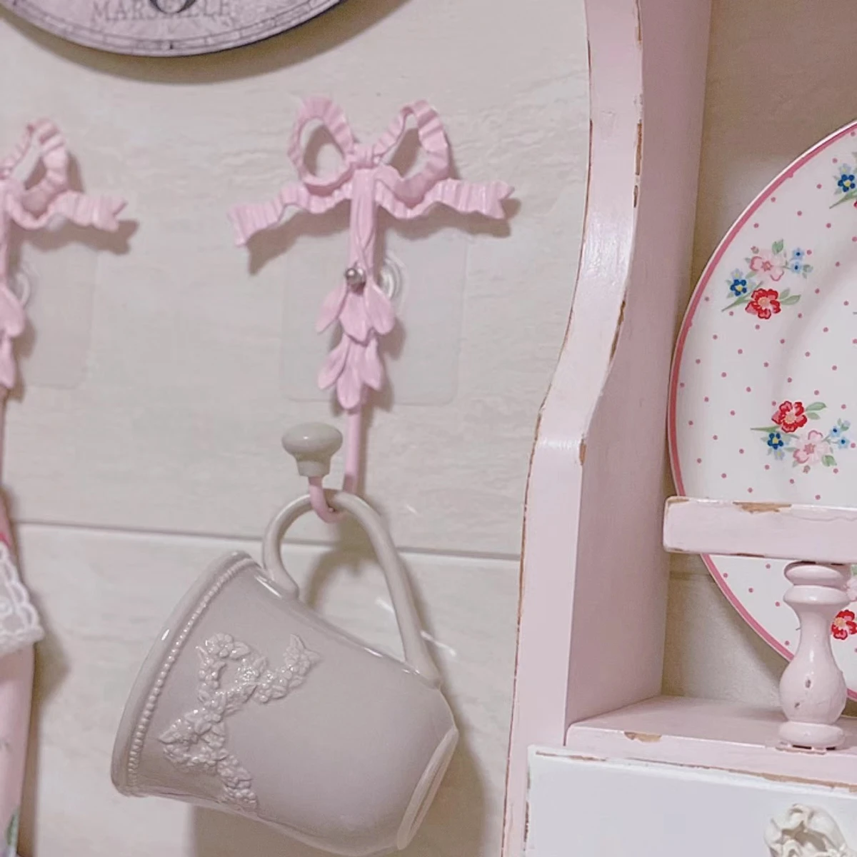 Handmade-wrought-iron-hooks-cute-decorative-wall-hooks-bow-tie-home ...