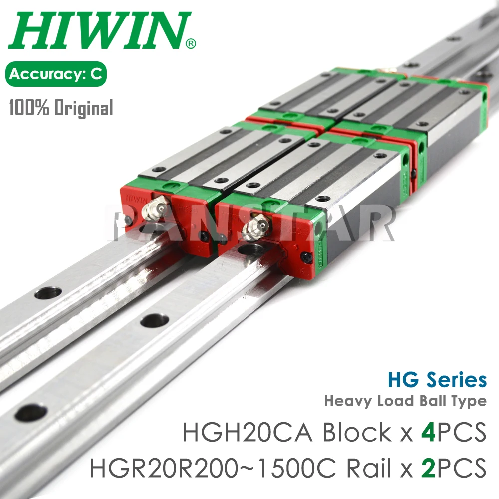 Original-HIWIN-Linear-Guide-HGR20-200-300-400-500-600-700-800-900 ...