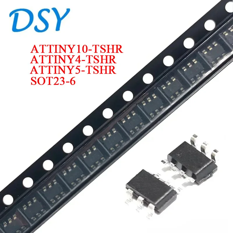 10PCS-ATTINY10-TSHR-ATTINY10-ATTINY4-TSHR-ATTINY5-TSHR-SOT23-ATTINY4 ...
