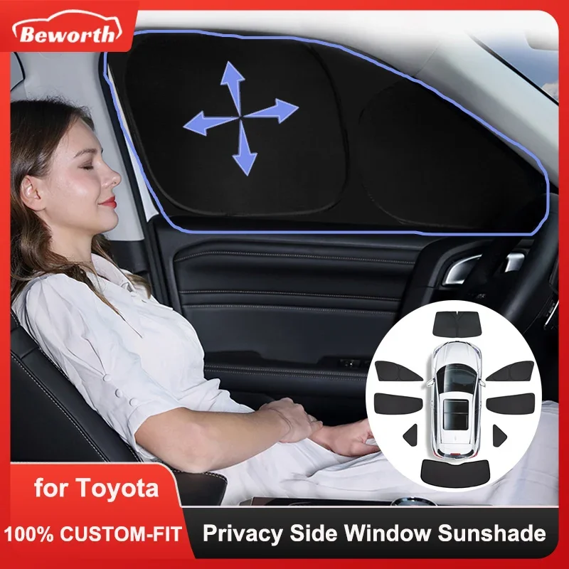 Full-Privacy-Car-Sunshade-for-Toyota-Highlander-Crown-Camry-Corolla ...