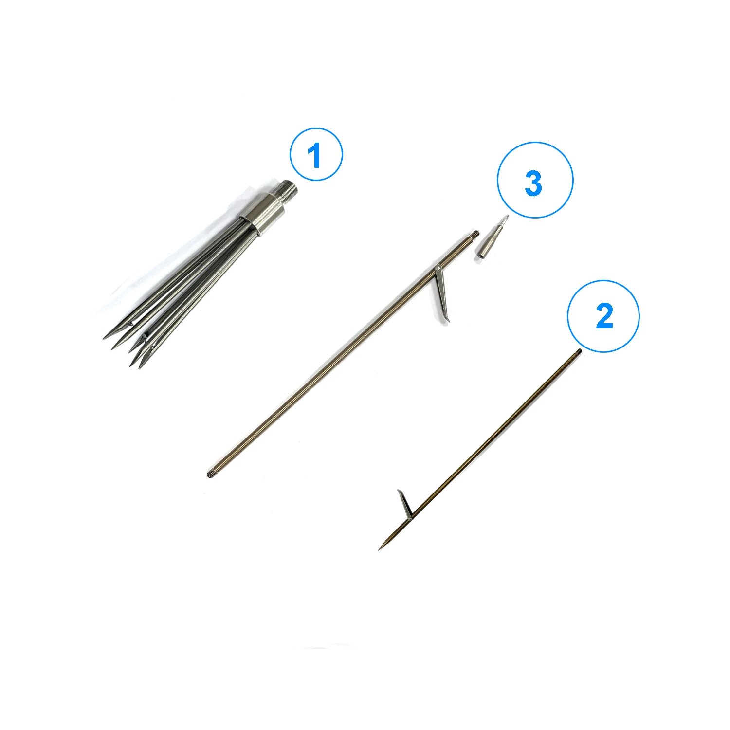 Speargun-Spearfishing-Hand-Pole-Spear-Spare-Parts-17-4PH-stainless ...