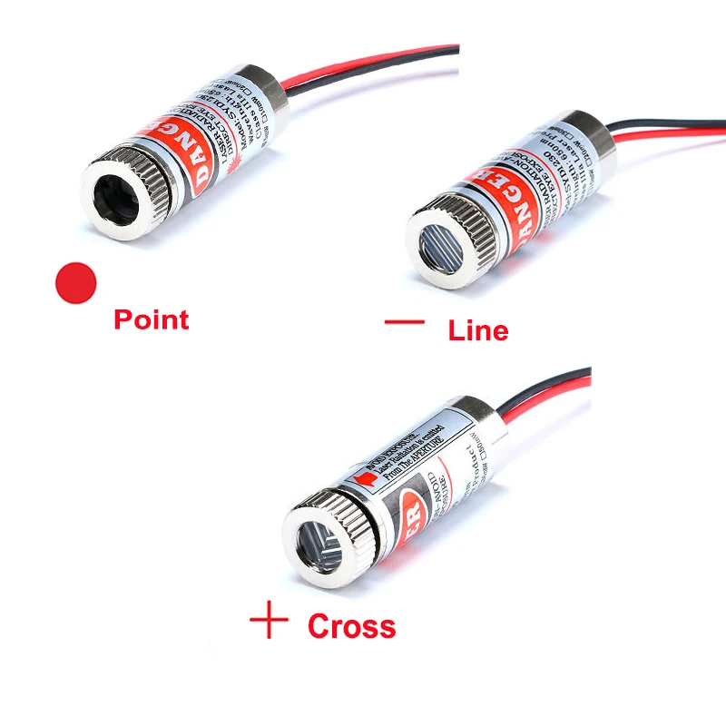 650nm-5mW-Line-Cross-red-Point-Laser-Module-Head-Adjustable-Beam-3-5V ...