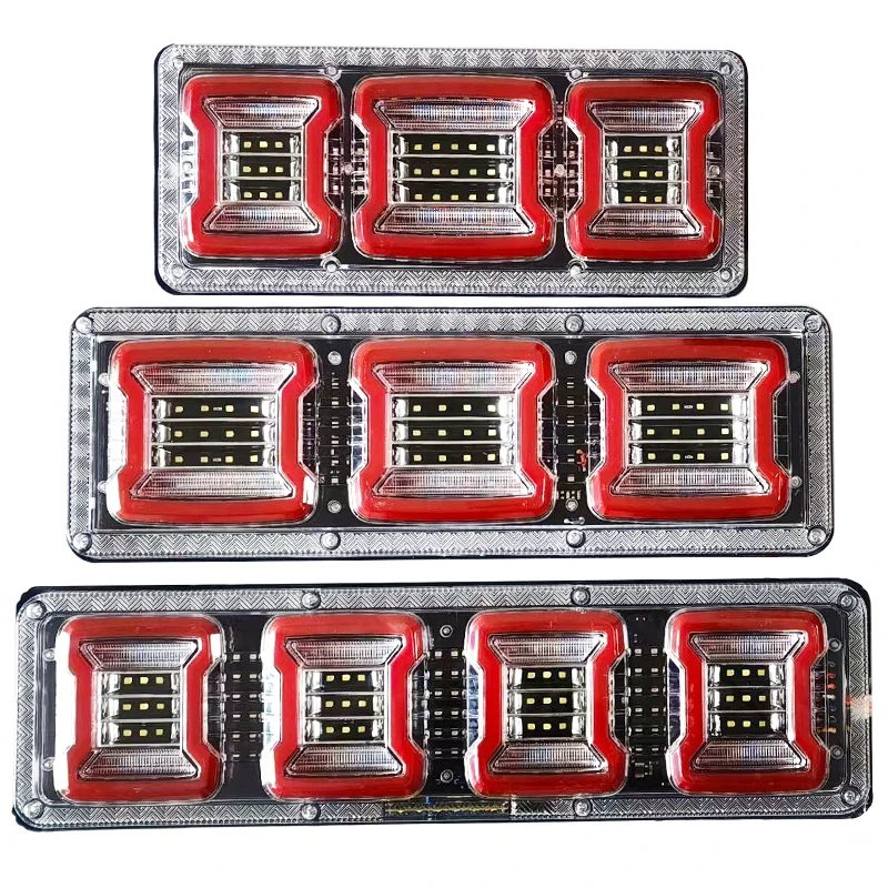 2X-24V-LED-Dynamic-Car-Truck-Tail-Light-Brake-Light-Turn-Signal-Lamp ...