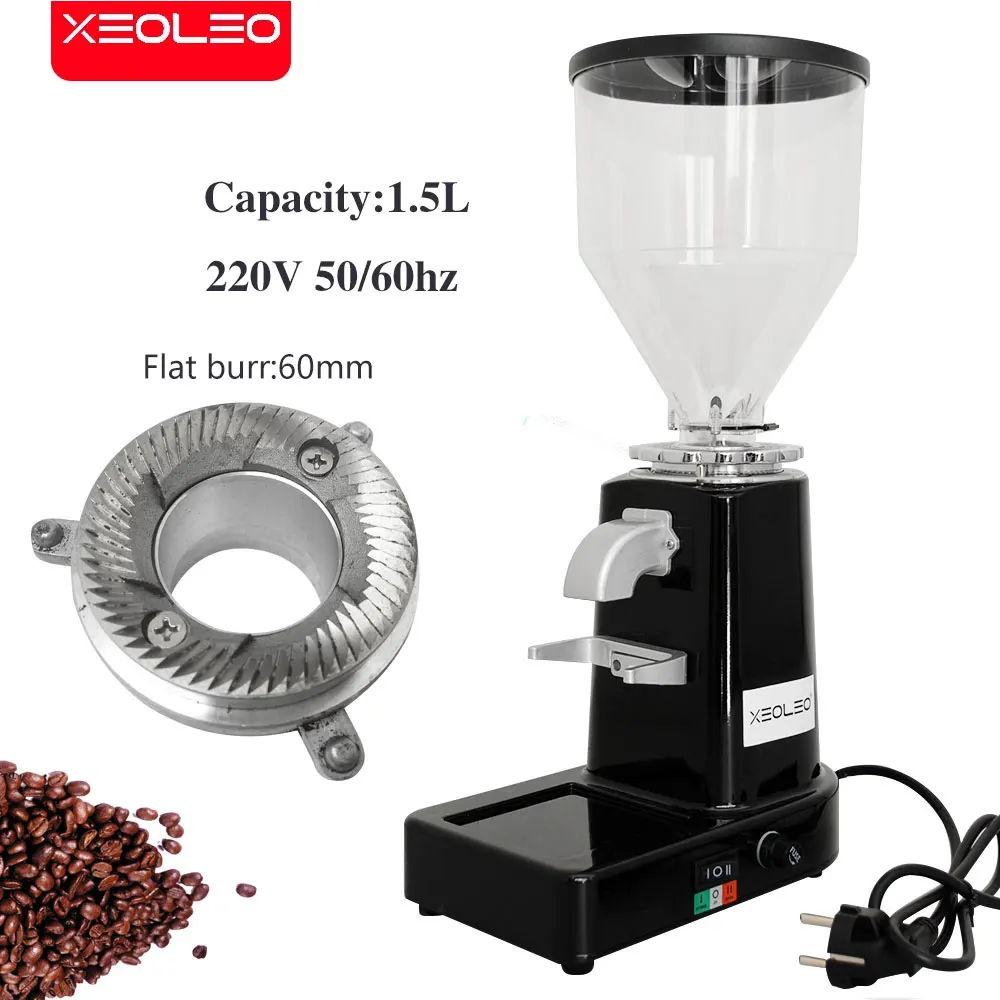 Xeoleo-Electric-Coffee-grinder-Commercial-home-Coffee-Bean-60mm-Burr ...