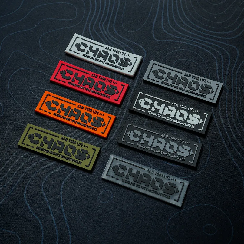 Luminous-Chaos-Gear-PVC-Patches-Arm-Your-Life-Rectangle-Tactical-Badge-Identification-Chapter ...