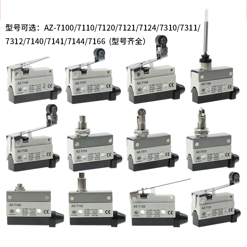 Waterproof-Micro-Switch-Travel-Limit-Switch-Straight-90Degree-Roller ...