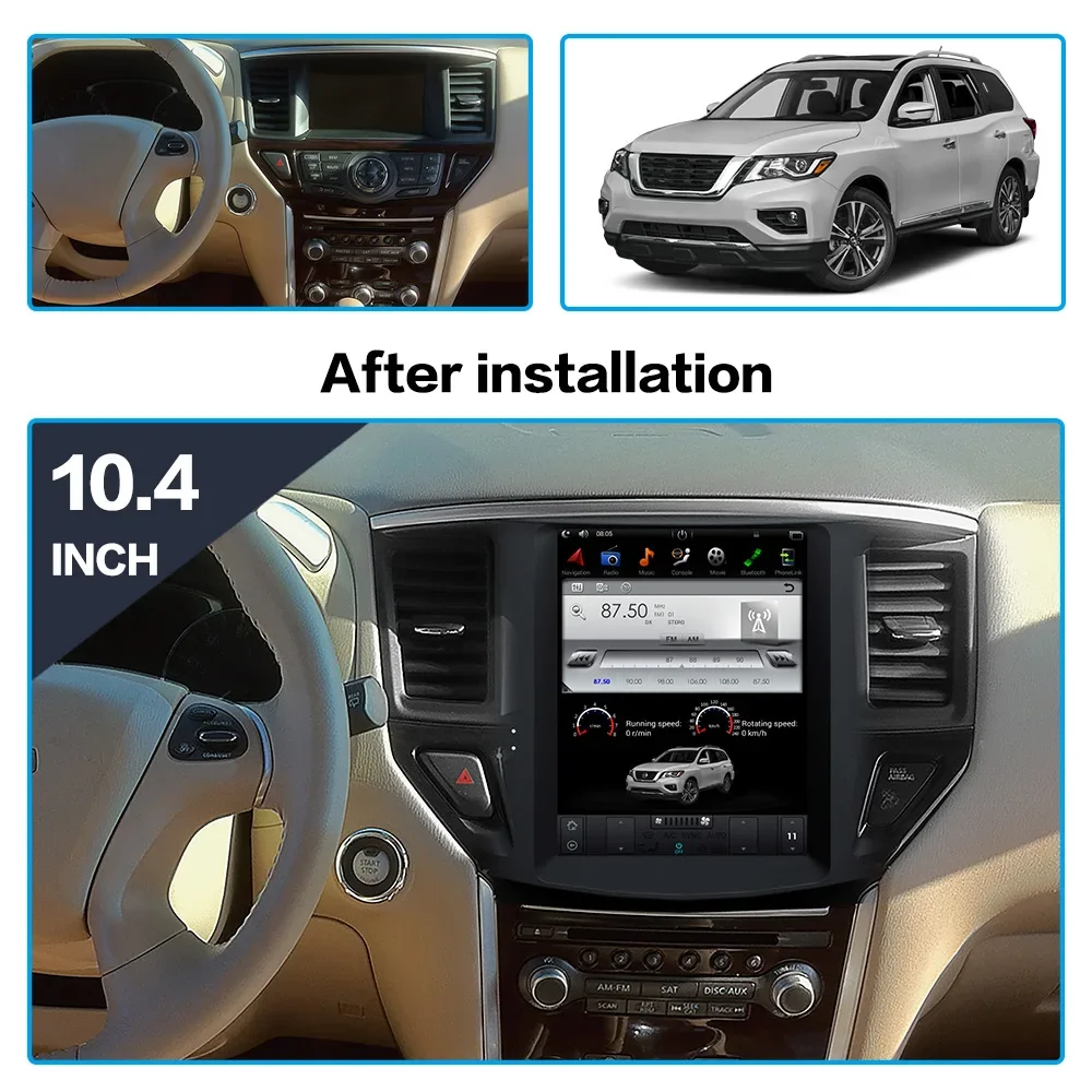 10-4-Tesla-Screen-2din-Android-13-Car-Radio-For-Nissan-Pathfinder-2015 ...