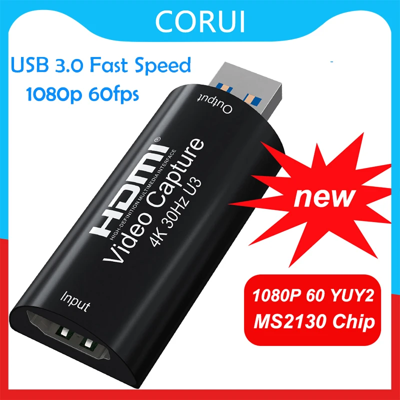 4k 30hz ms2130 real usb 3.0 hdmi compatível com a caixa de gravação do ...