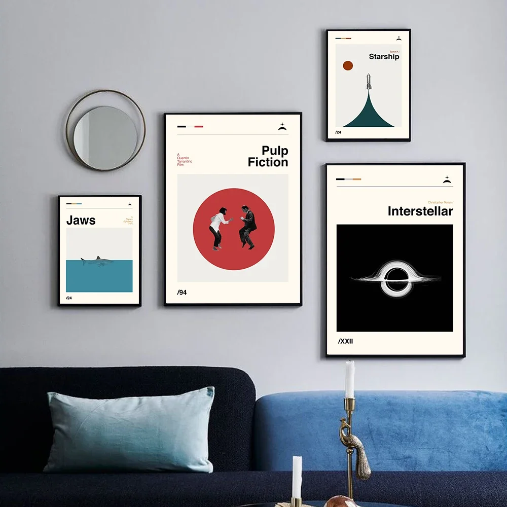 Pulp-Fiction-Retro-Poster-Starship-Medieval-Art-Print-Canvas-Painting ...