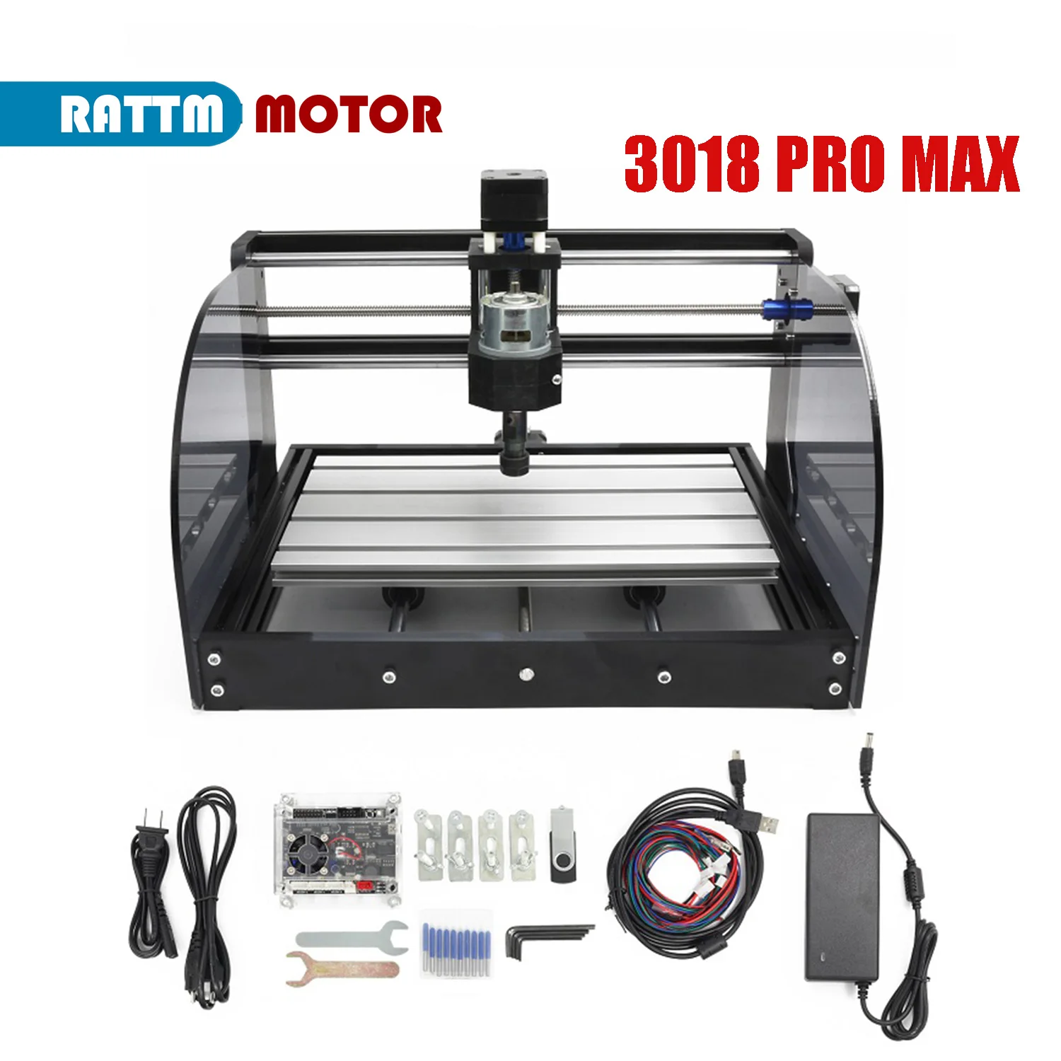 Upgrade-CNC-3018-Pro-Max-Laser-Engraving-Machine-3-Axis-GBRL-Control ...