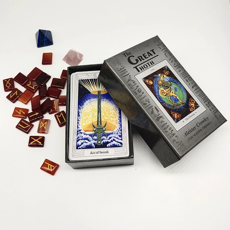 Luxury Aleister Crowley Large Version 80 Divination Oracle Cards The ...