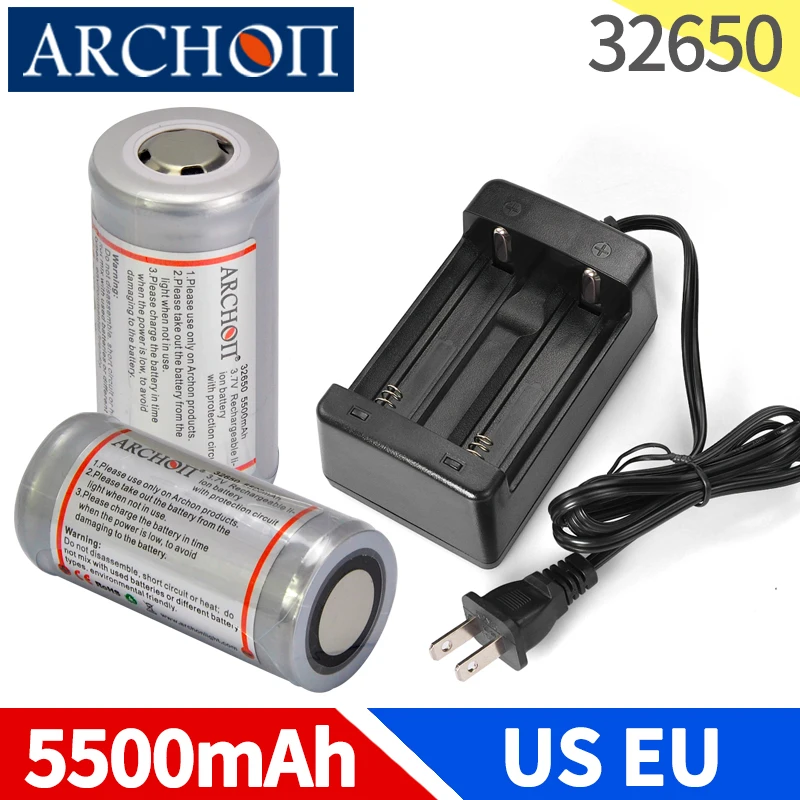 ARCHON-original-32650-lithium-battery-5500mAh-3-7v-Rechargeable-battery ...