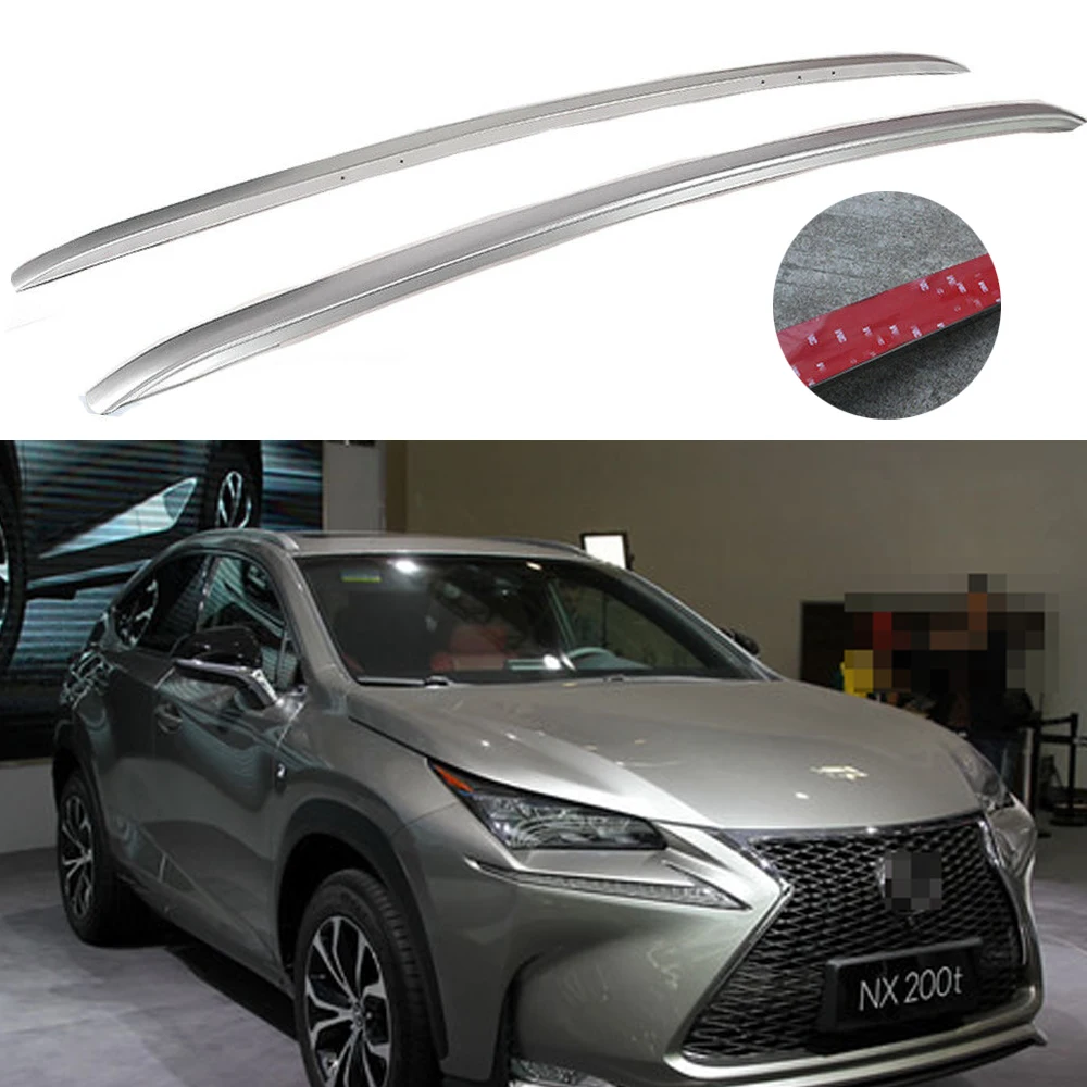 2Pcs Roof Rail Roof Rack Side Rail Aluminum Fit for Lexus NX NX200 ...