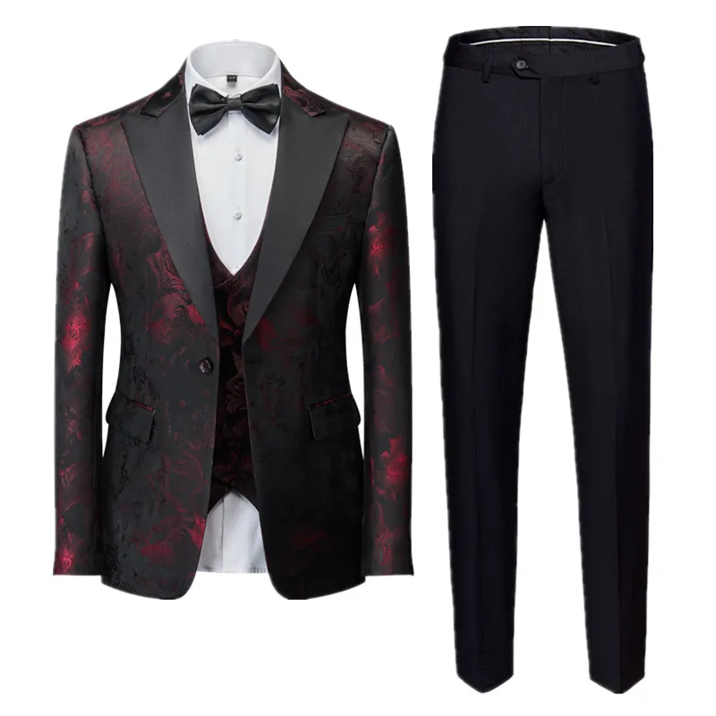 Men-s-Business-Banquet-Jacquard-Suit-3piece-Gentlemen-s-Court-Clothing ...