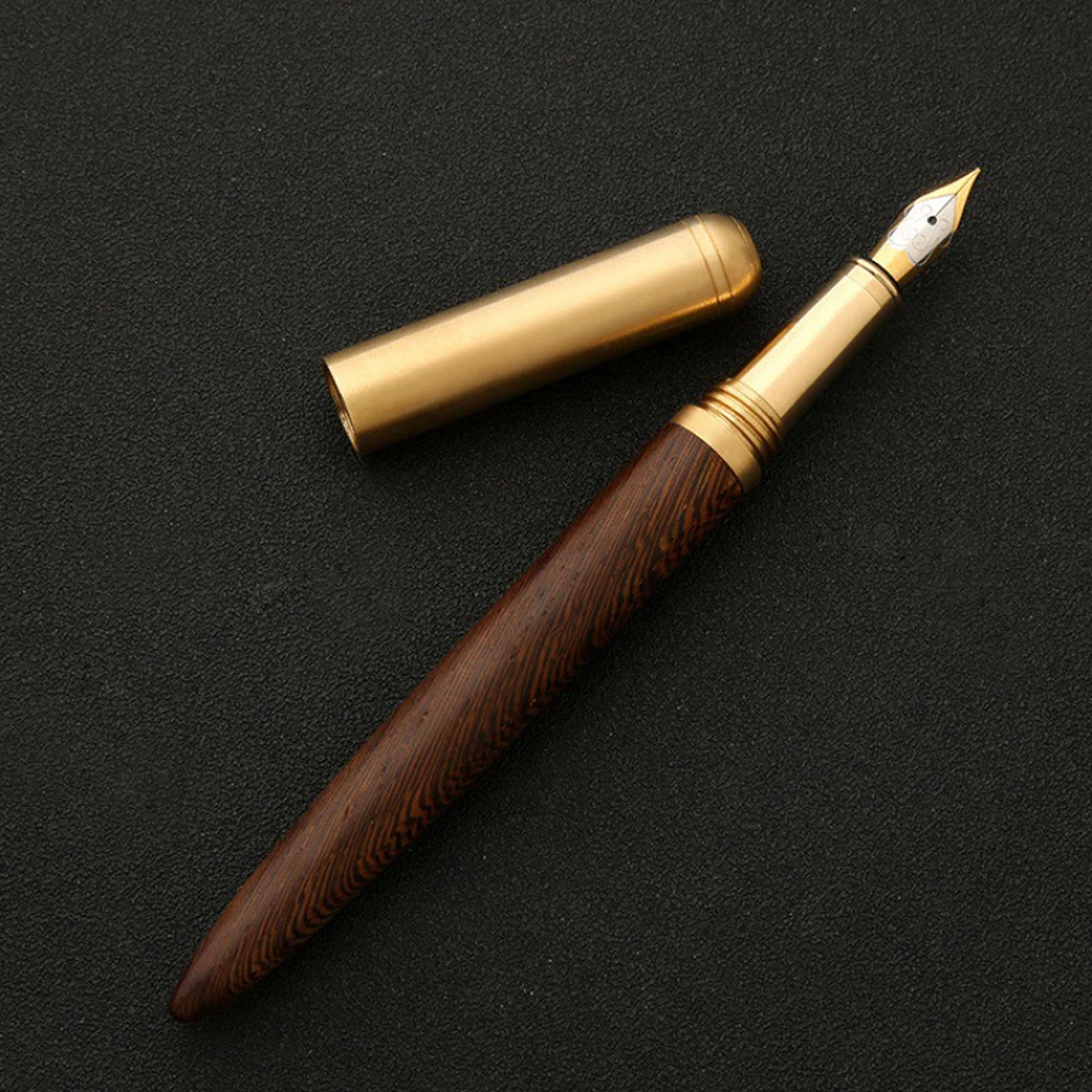 2023-Luxury-Brand-Fountain-Pen-Wooden-Brass-Spin-Elegante-Stationery ...