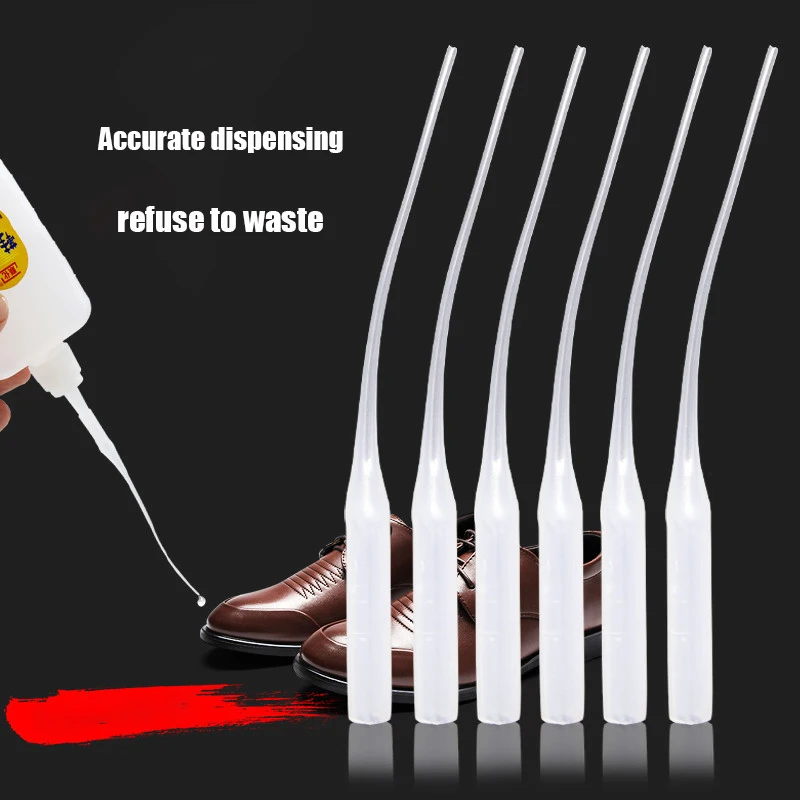 50/100Pcs Glue Micro-Tips Plastic Glue Bottle Tips Glue Extender ...