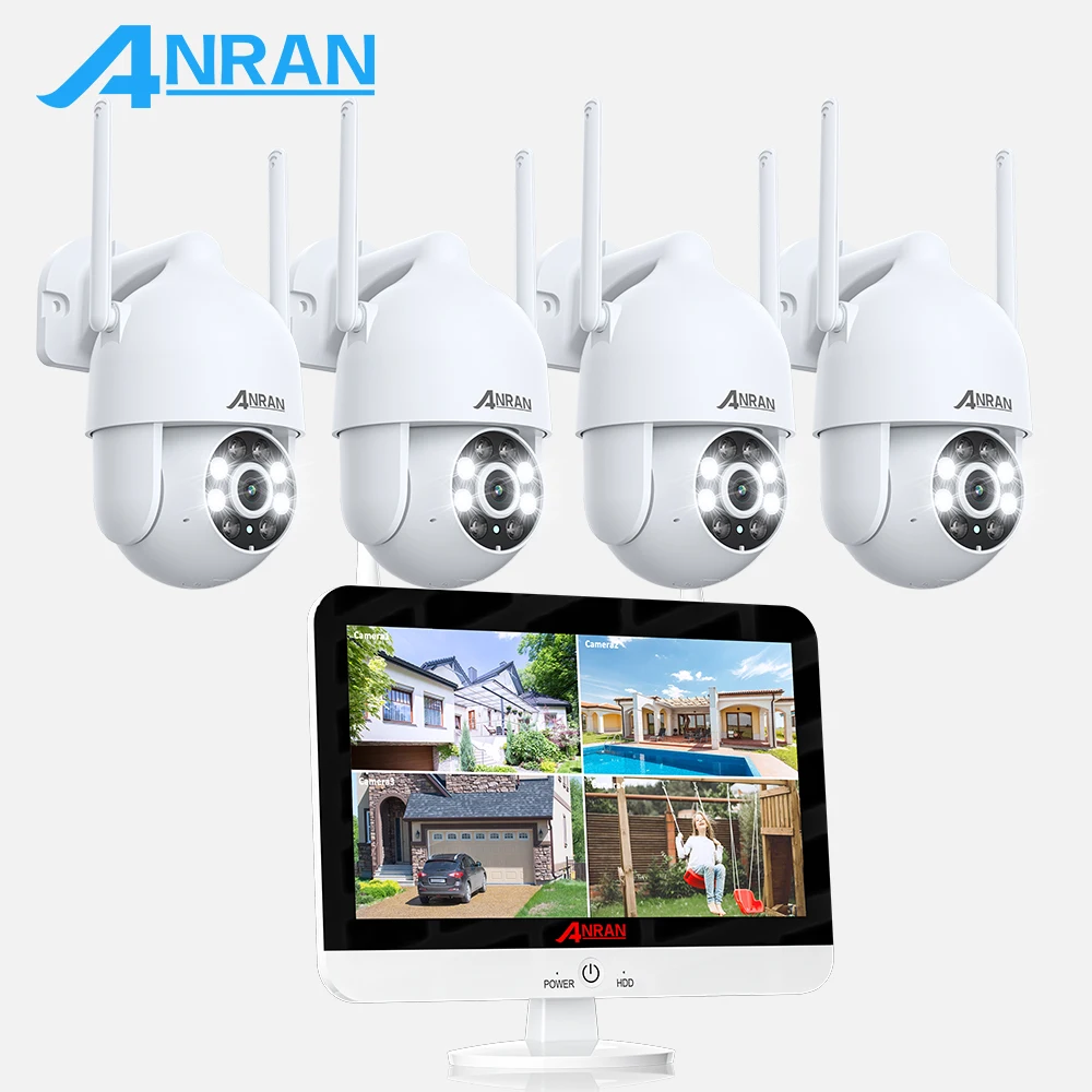 ANRAN-5MP-Surveillance-Wifi-Camera-CCTV-System-12-Inch-NVR-Set-Outdoor ...