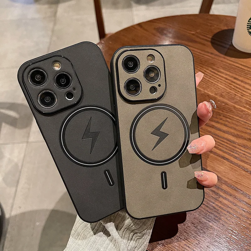 Luxury-Wireless-Charging-Magnetic-Cortex-Lightning-Case-For-iPhone-14 ...